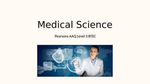 NEW: AAQ BTEC Medical Science Unit 1C Musculoskeletal System - Lesson 5 ...