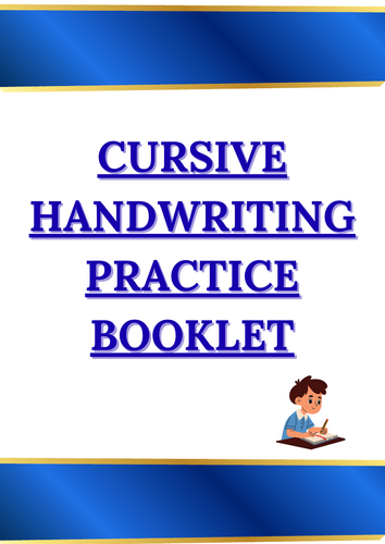 Cursive Handwriting Practice Booklet (Tracing a-z Letters) / Editable ...