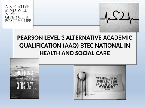 2025 BTEC AAQ Health and Social Care**learning Aim A** UNIT 1 Human ...