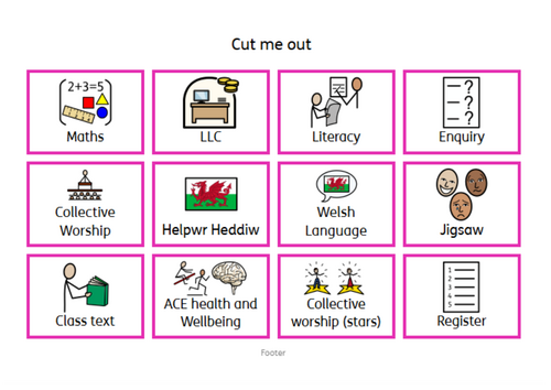 Daily Visual Timetable (pecs) | Teaching Resources