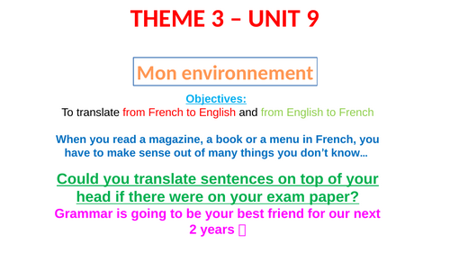 New AQA GCSE 2026 - French resources (all Themes) | Teaching Resources