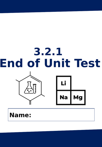 AQA A-Level Chemistry End of Topic Test – 3.2.1 Periodicity | Teaching ...