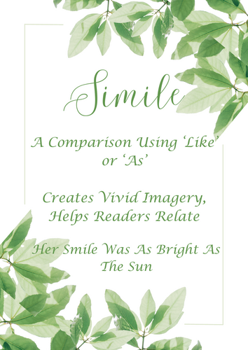 Language Features Poster | Teaching Resources