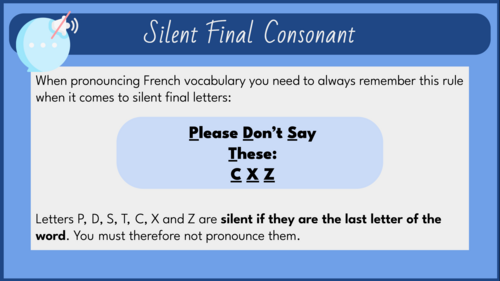 NEW FRENCH GCSE - French phonics and liaisons | Teaching Resources