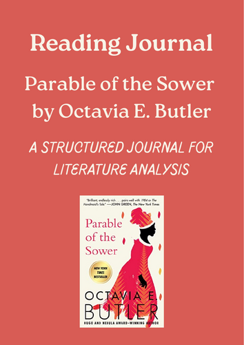 Parable of the Sower by Octavia E. Butler – Complete Reading Journal ...