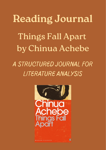 Things Fall Apart by Chinua Achebe – Complete Reading Journal & Study ...