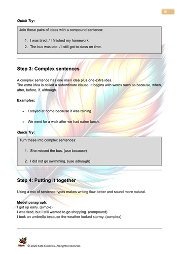 Functional Skills English Level 1 Writing – 25 Unit Workbook (127 pages ...