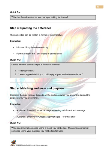 Functional Skills English Level 1 Writing – 25 Unit Workbook (127 pages ...
