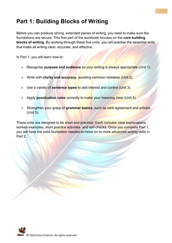 Functional Skills English Level 1 Writing – 25 Unit Workbook (127 pages ...