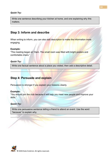Functional Skills English Level 1 Writing – 25 Unit Workbook (127 pages ...