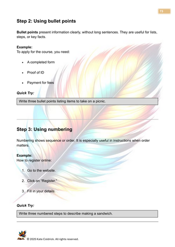 Functional Skills English Level 1 Writing – 25 Unit Workbook (127 pages ...