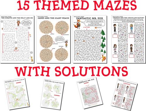 ROALD DAHL THEMED ACTIVITIES - Inc. build your own Oompa Loompa ...