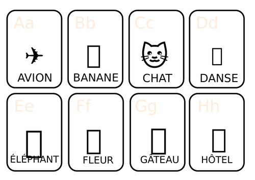 French Alphabet Flashcards & Activities | Year 7 / KS3 | Beginner ...