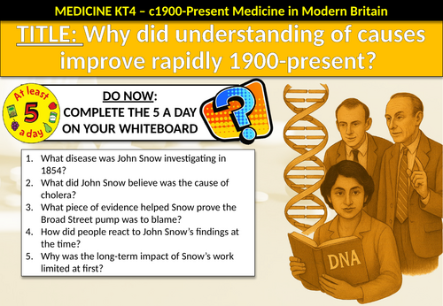 Edexcel GCSE History Medicine Through Time – Key Topic 4 Complete Unit ...