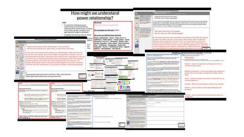 AQA GCSE Sociology: Social Stratification - Power relationships ...