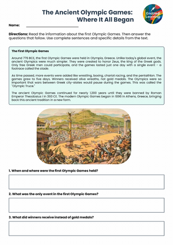 Greek Mythology Unit - 14 Lessons - Up to 146BC | Teaching Resources