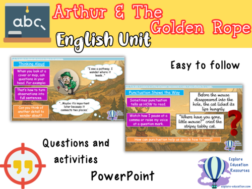 Arthur And The Golden Rope – KS2 English Adventure Writing Unit (Year 3 ...