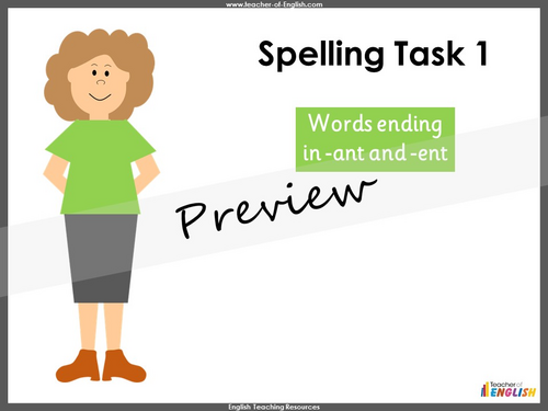 Words Ending in -ant, -ance, -ancy, -ent, -ence, -ency – KS2 Spelling ...