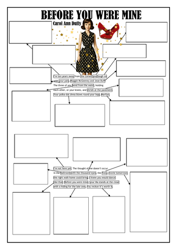 BEFORE YOU WERE MINE NEW DUFFY SET TEXT | Teaching Resources