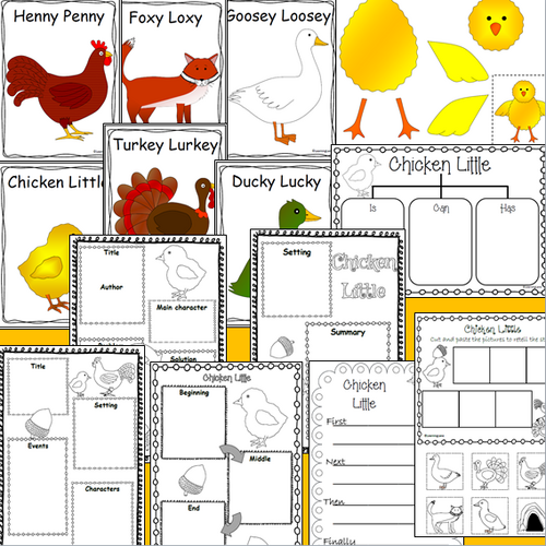Chicken Little book companion | Teaching Resources