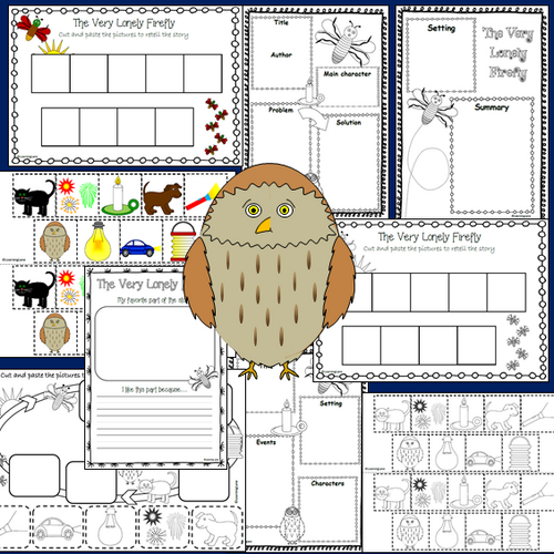 The Very Lonely Firefly book companion and sequencing- Eric Carle ...