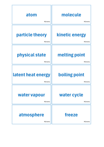 Cambridge iGCSE Marine Science Flashcards M2 | Teaching Resources