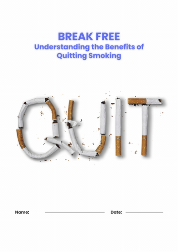 ASDAN PSHE - Tobacco and Drugs - Benefits of Quitting Smoking - A3 ...