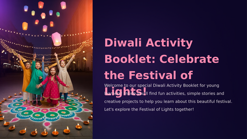2025 Diwali Activity Booklet – Celebrate the Festival of Lights KS1 and ...