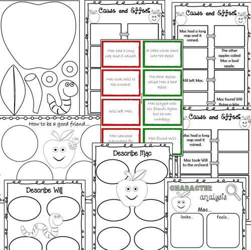 Bad Apple book companion and craft- A Tale of Friendship | Teaching ...
