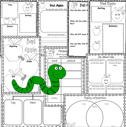 Bad Apple book companion and craft- A Tale of Friendship | Teaching ...