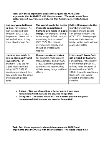 Y9: KS3 CATHOLIC RED: Creation and Covenant - L2: Why is Creation imago ...