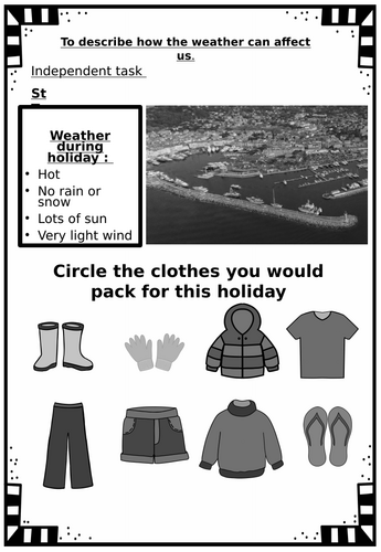 Year 1 To describe how the weather can affect us | Teaching Resources