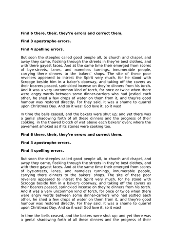 KS3 SPaG Proofreading & Punctuation Pack – Capital Letters, Spellings ...