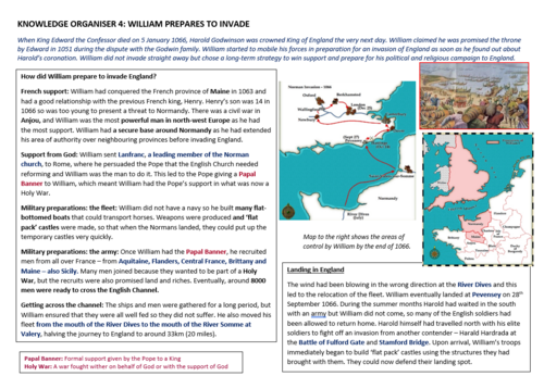 GCSE History AQA - Norman England 1066-1100 - Revision Guide - 31 pages ...