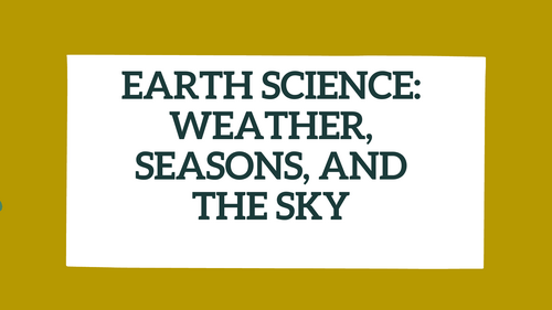 Kindergarten Science Curriculum | Earth Science - No-Prep -NGSS ...