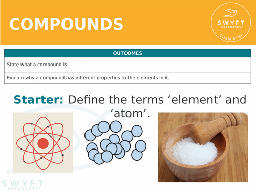 NEW KS3 ~ Year 7 ~ C2 Elements, Atoms & Compounds | Teaching Resources