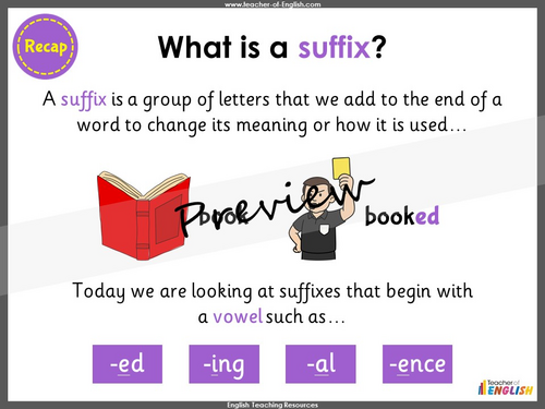 Adding Suffixes Beginning with Vowel Letters to Words Ending in -fer ...