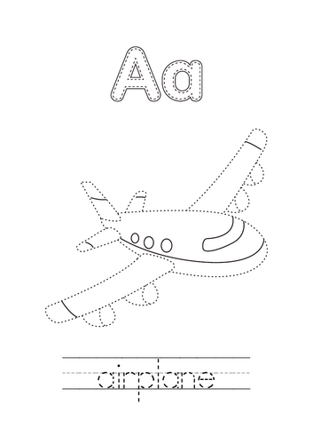 Trace & Colour Workbook | Alphabet, Numbers, Shapes, Colours & Early ...