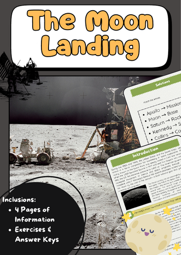 Moon Landing: Apollo 11, Space Race, Legacy | Teaching Resources