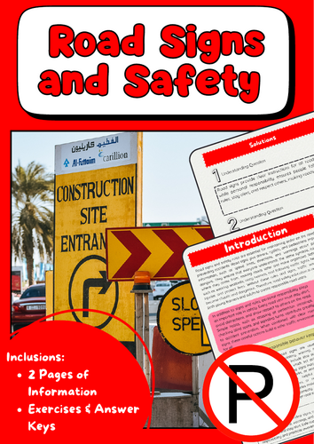 Road Signs and Safety: Rules, Symbols, Traffic Awareness | Teaching ...