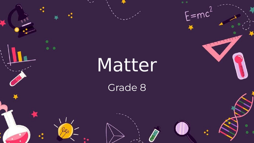 Year 9 Matter | Teaching Resources