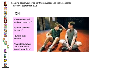 Blood Brothers revision/lesson collection | Teaching Resources