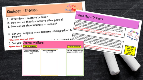 Animal Welfare: Kindness & Empathy Lesson (PSHE / Wellbeing) | Teaching ...