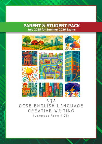 AQA Language Paper 1 Creative Writing Guide | Teaching Resources