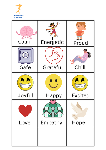 Show My Emotions / Feelings Chart - Printable | Teaching Resources