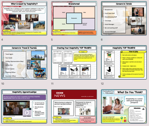 Careers in Hospitality - Careers Lesson | Teaching Resources