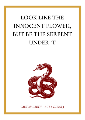 Macbeth Display Posters – GCSE English Literature Display & Revision ...