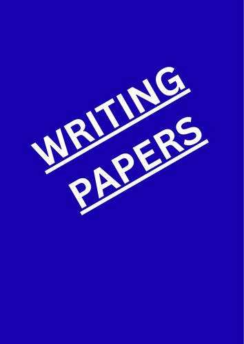 40 WRITING PAPER PACK - LINED, RED - BORDER & BLANK COLORED PAGES ...