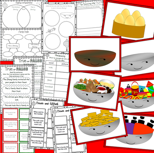 The Runaway Wok book companion- Chinese New Year | Teaching Resources