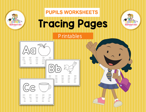 Tracing Letters Worksheets | Alphabet Handwriting Practice for Kids ...